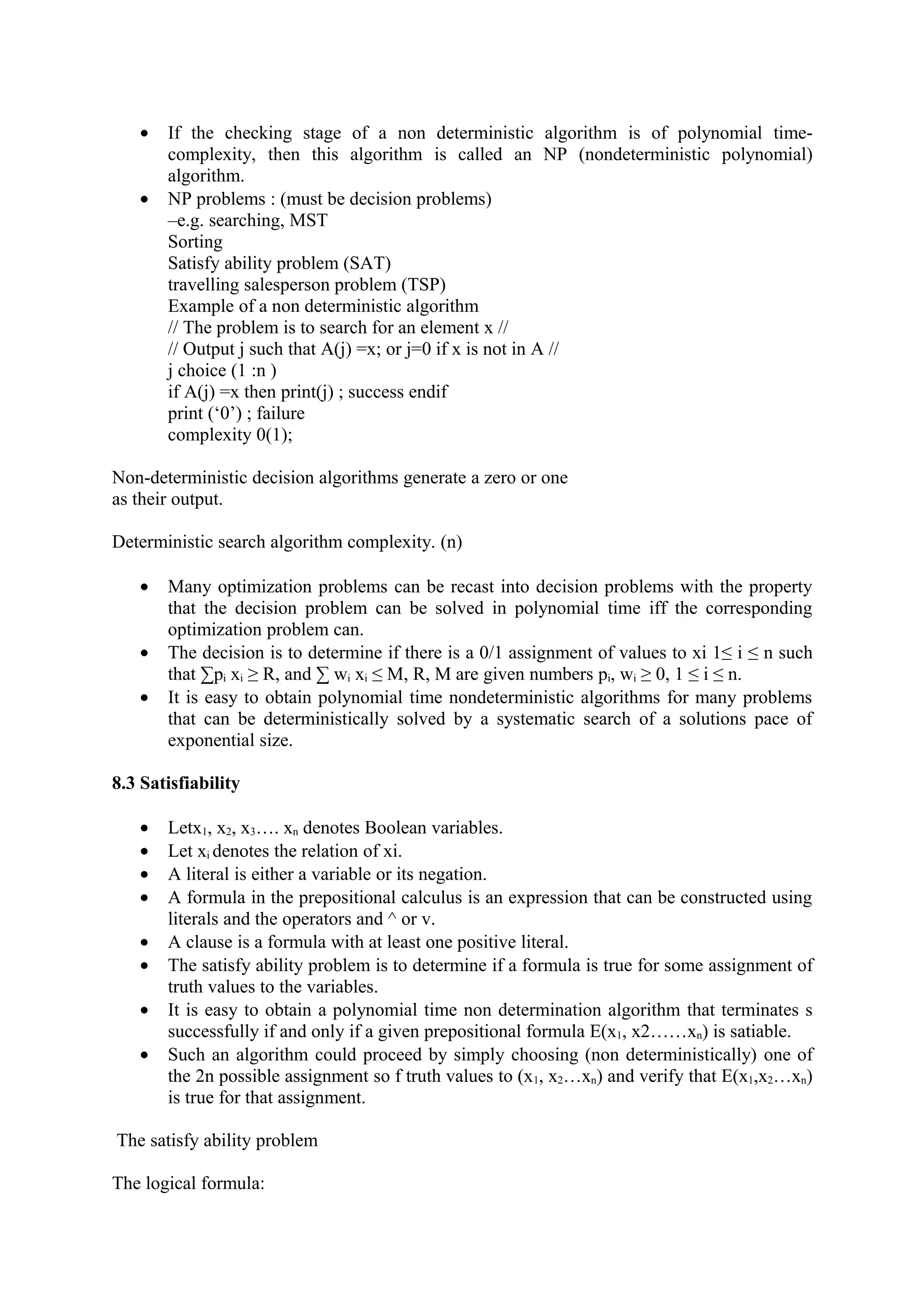 9. chapter 8 np hard and np complete problems | PDF