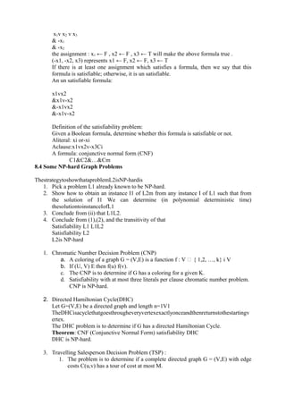 9. chapter 8 np hard and np complete problems | PDF