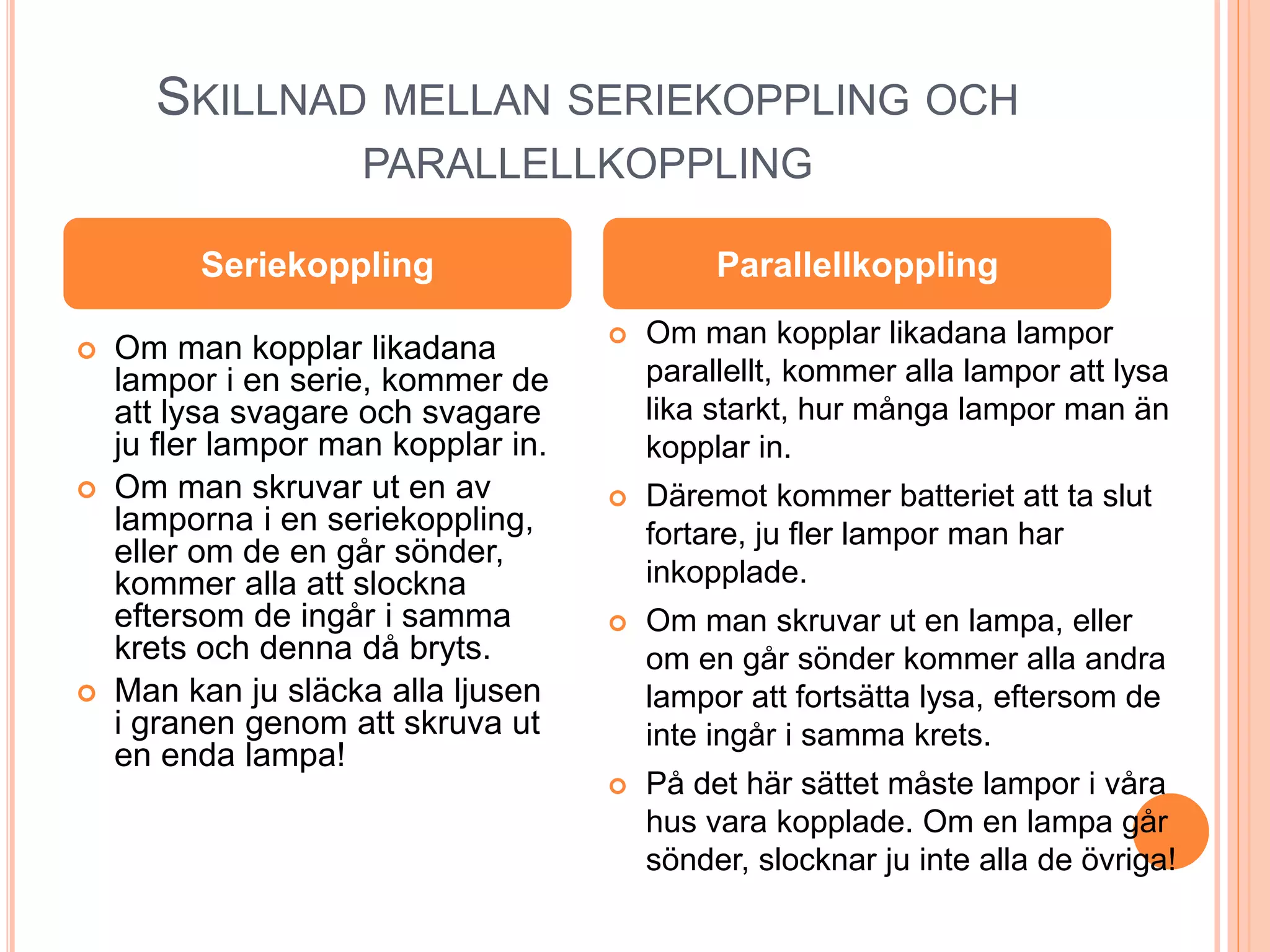 9. utforska olika kopplingar | PPTX