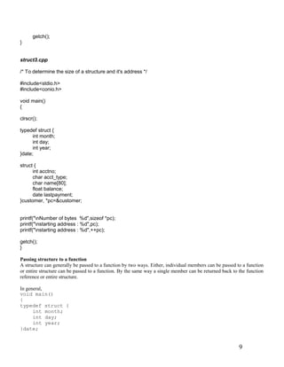 9.structure & union | DOC