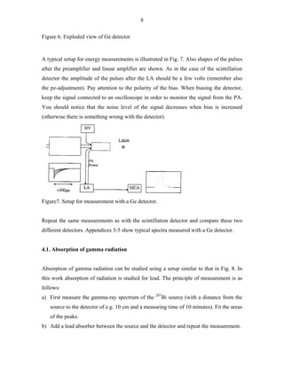 Detection of Gamma Radiation | PDF