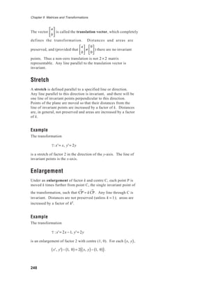 9.matrices and transformation Further Mathematics Zimbabwe Zimsec Cambridge | PDF