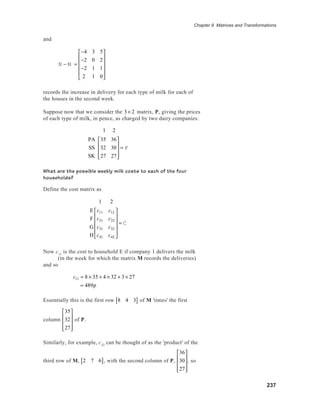 9.matrices and transformation Further Mathematics Zimbabwe Zimsec ...