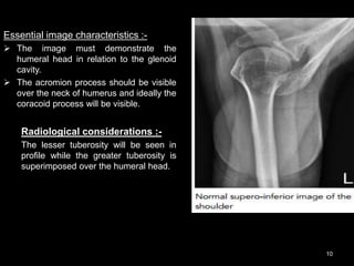 9. radiography of shoulder | PPTX