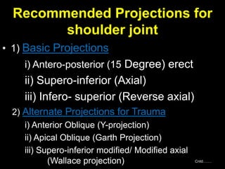 9. radiography of shoulder | PPTX