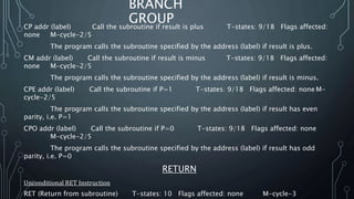 9. 8085 instruction set v | PPT