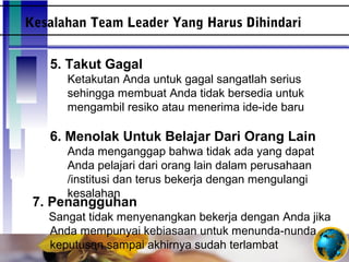 Team Building: How to Lead a High Performance Team_ Materi Training ...