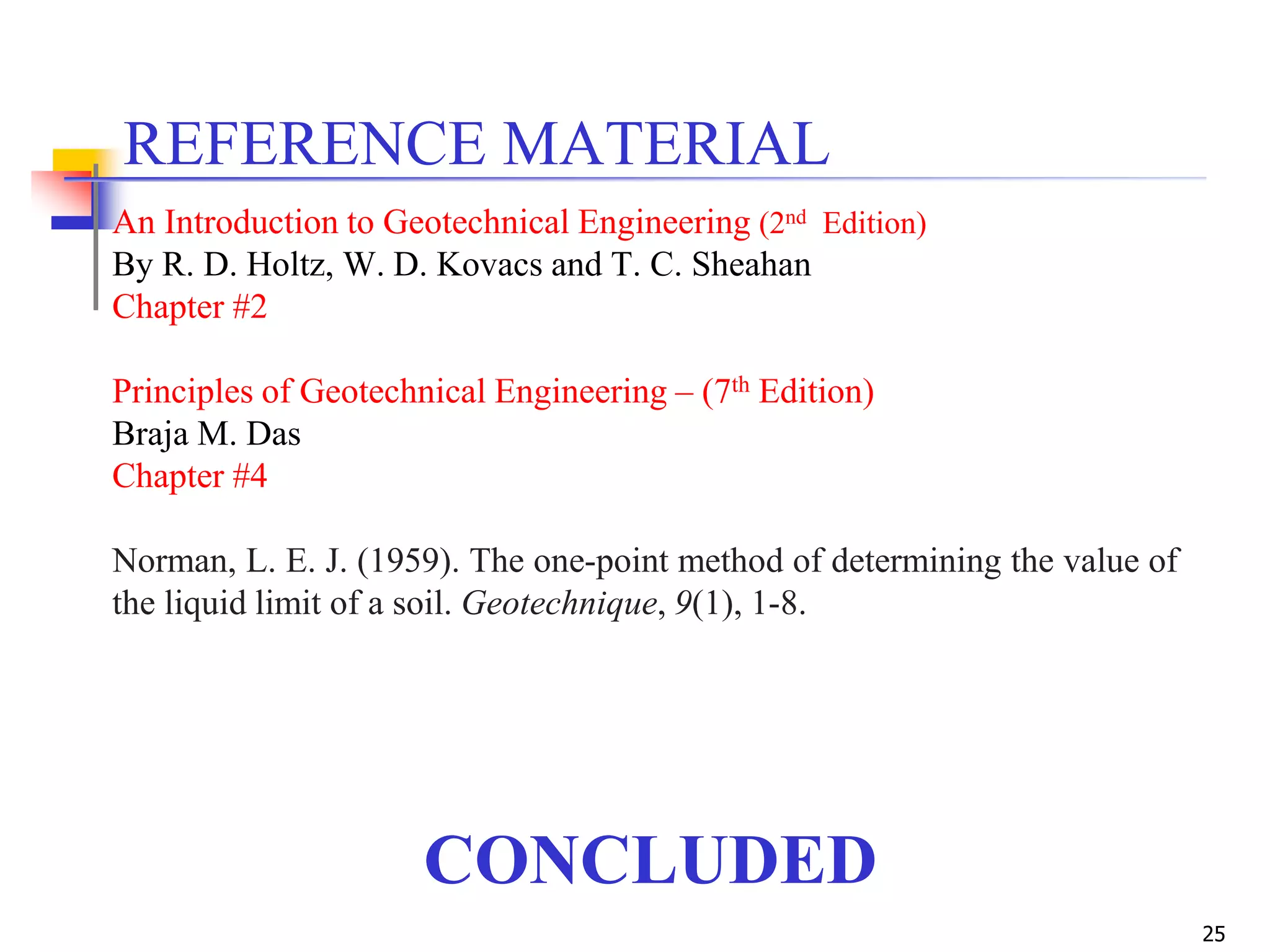 Geotechnical Engineering-I [Lec #9: Atterberg limits] | PPSX