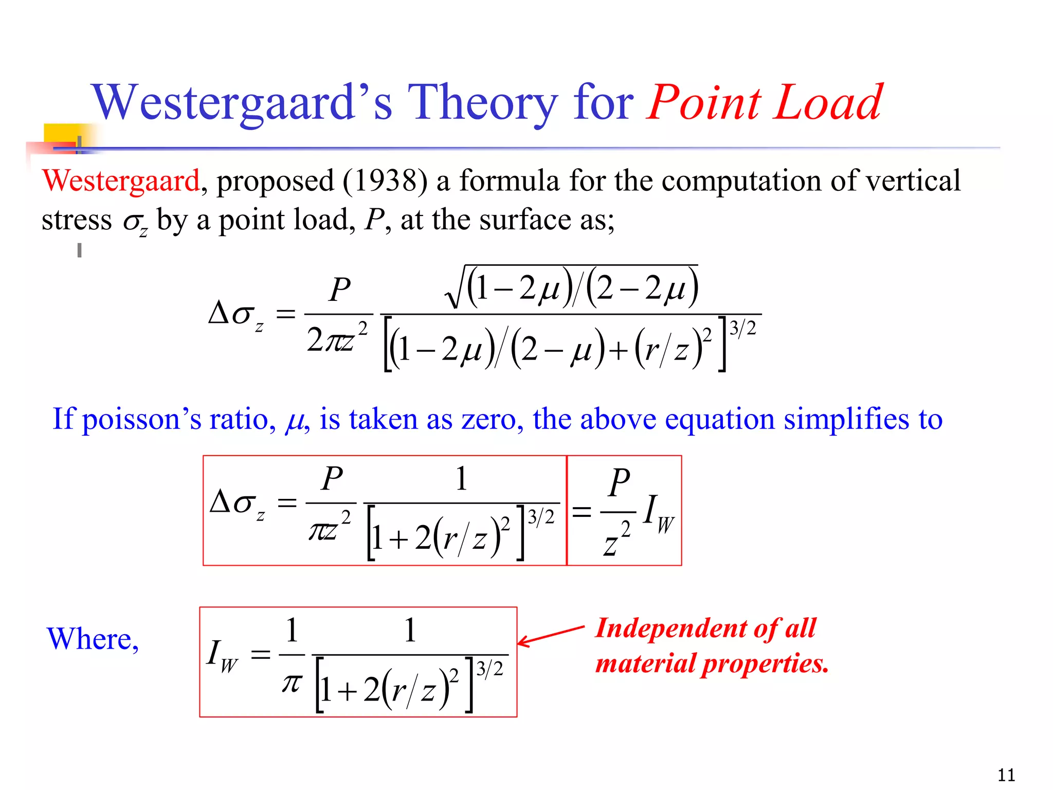 Geotechnical Engineering-II [Lec #9+10: Westergaard Theory] | PPSX