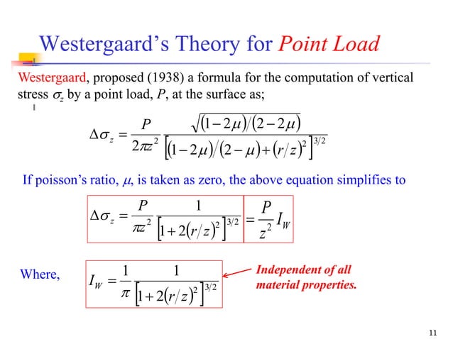 Geotechnical Engineering-II [Lec #9+10: Westergaard Theory] | PPSX ...