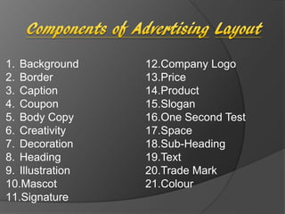 Advertising Layout | PPT