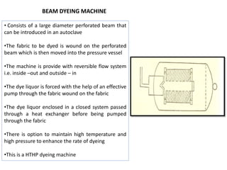 Dyeing machineries | PPTX