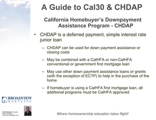 A Complete Guide to CalHFA First Time Homebuyer Programs - Cal30 ...