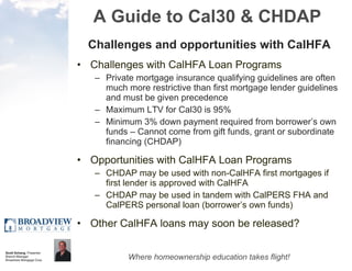 A Complete Guide to CalHFA First Time Homebuyer Programs - Cal30 ...