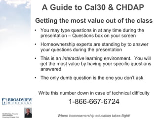 A Complete Guide to CalHFA First Time Homebuyer Programs - Cal30 ...