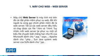 GIỚI THIỆU CÁC DẠNG MÁY CHỦ SERVER | PPTX