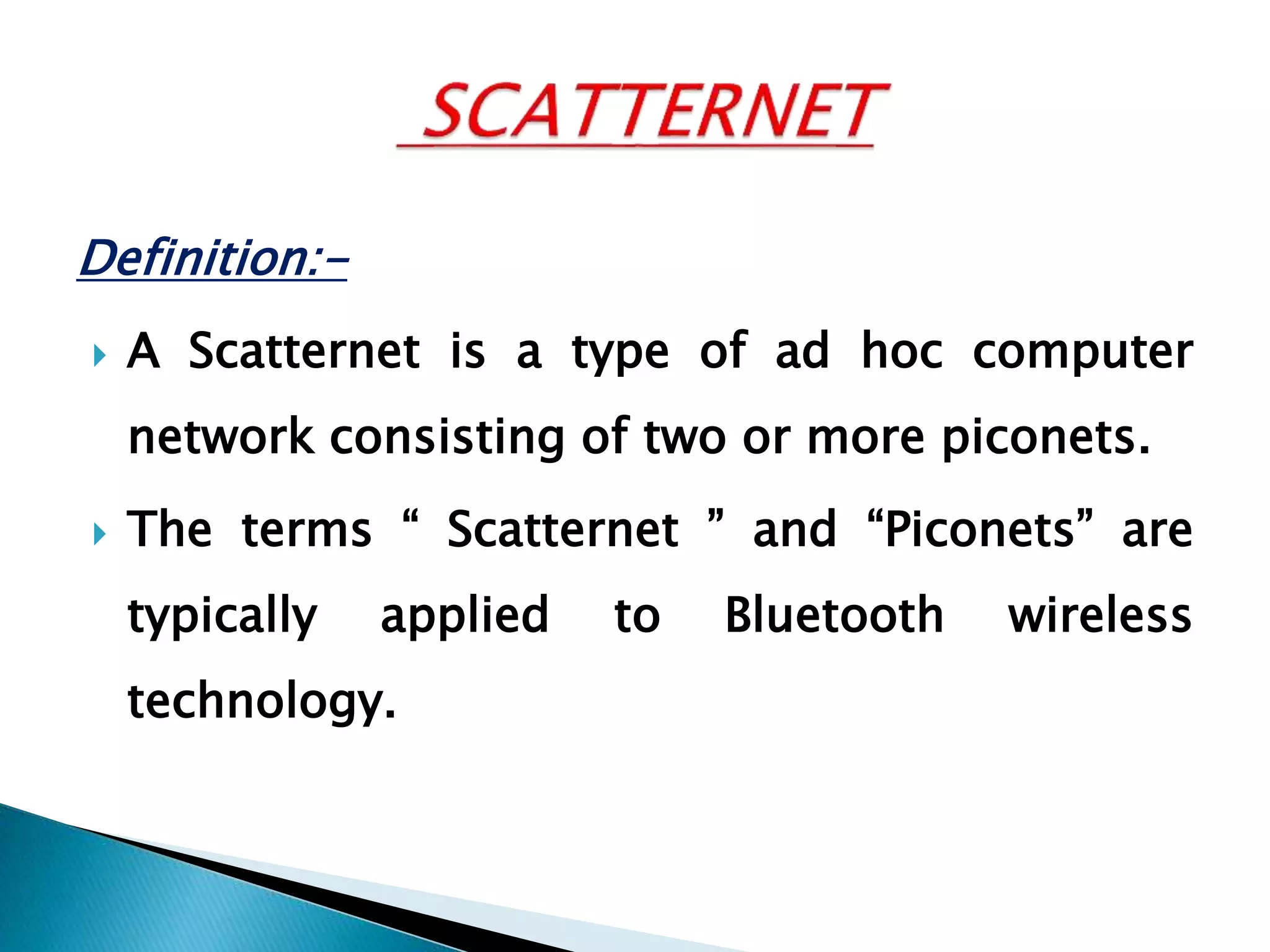9.ad hoc network, scatternet connection establishment procedure copy | PPT