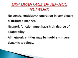9.ad hoc network, scatternet connection establishment procedure copy | PPT