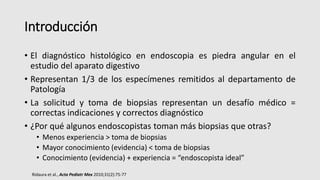 Biopsia por endoscopia | PPTX