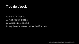 Biopsia por endoscopia | PPTX