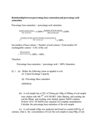 SOIL CHEMISTRY | DOCX