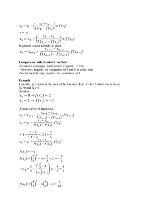 NUMERICAL METHOD | DOCX | Physics | Science