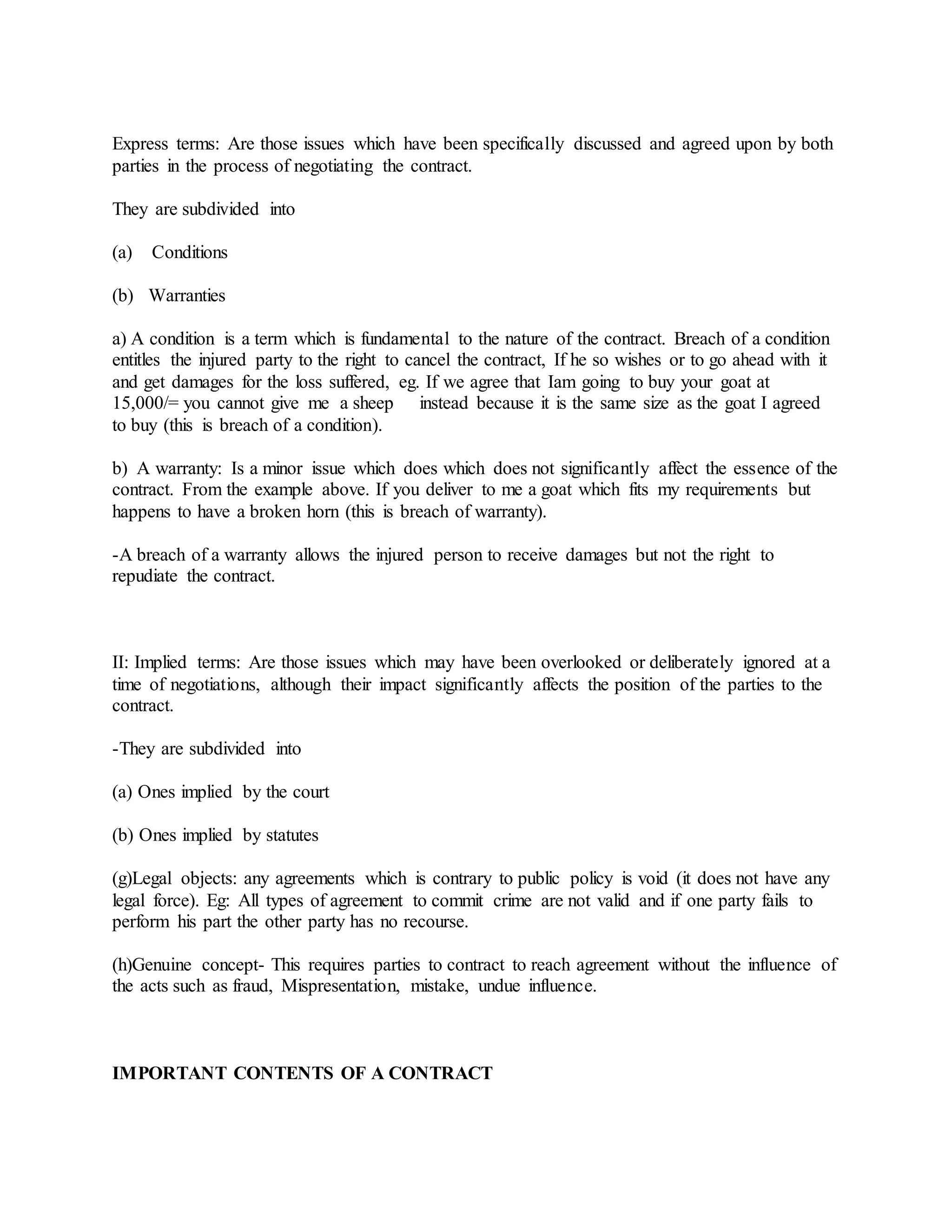 CONTRACT OF SALES | DOCX