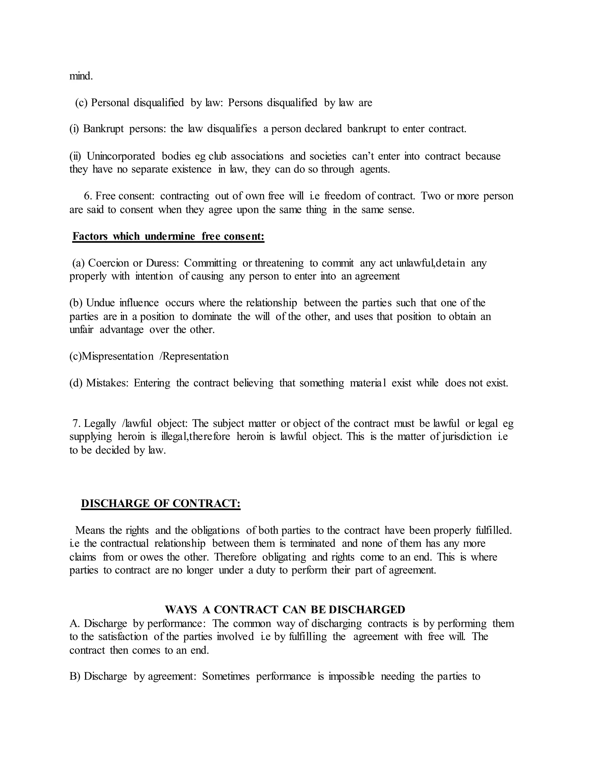 CONTRACT OF SALES | DOCX