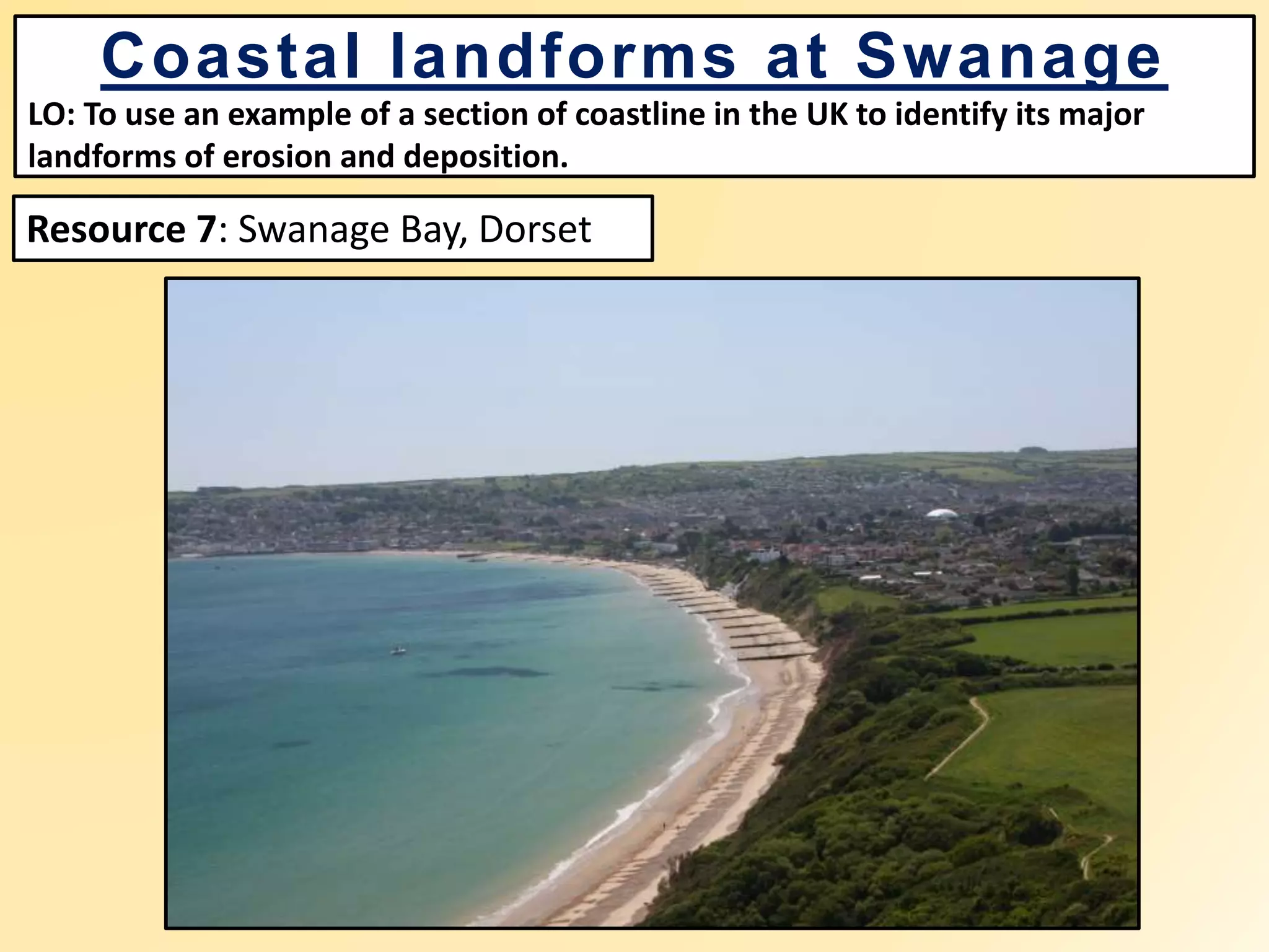 9. Coastal features Swanage | PPTX
