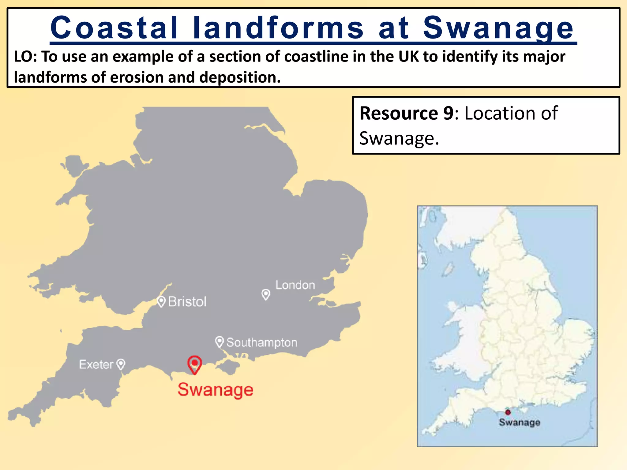 9. Coastal features Swanage | PPTX