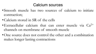 9. smooth muscle lecture 4 | PPTX