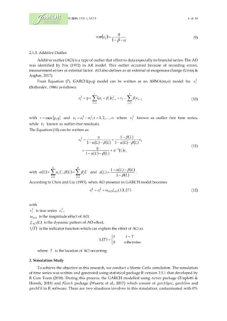 9. the efficiency of volatility financial model with | PDF | Stocks and ...