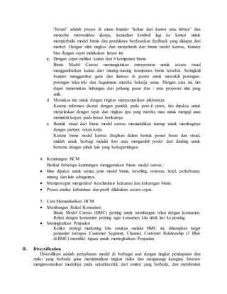 Strategic management. canvas model, diversification, balance scorecard ...