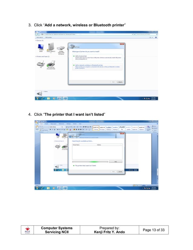 CSS Module 9 - Network Printer | PDF