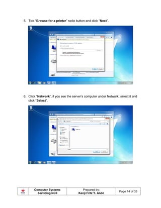 CSS Module 9 - Network Printer | PDF