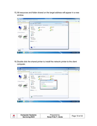 CSS Module 9 - Network Printer | PDF
