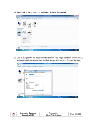 CSS Module 9 - Network Printer | PDF