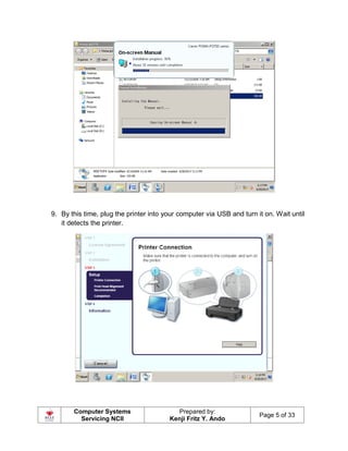 CSS Module 9 - Network Printer | PDF