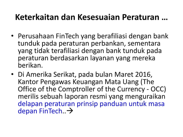 Kemitraan Perbankan & Fintech _ Materi Training "Financial Technology" | PPTX