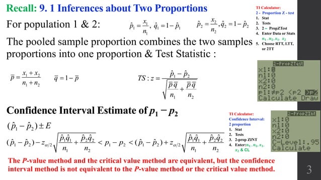 Two Means Independent Samples | PPTX