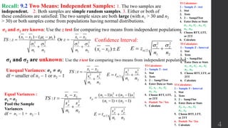 Two dependent samples (matched pairs) | PPTX | Physics | Science