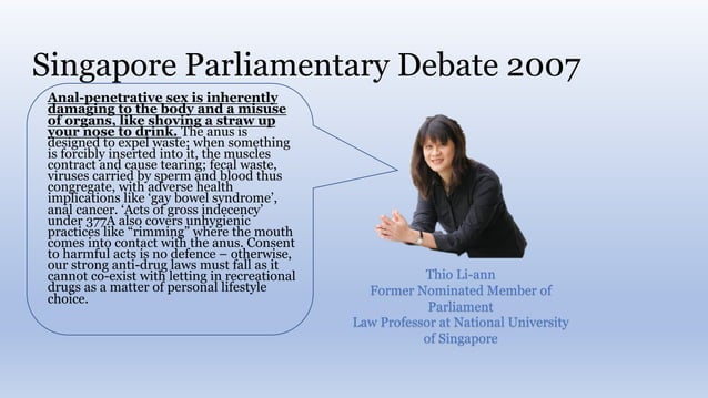 9. Remy Choo: 377 A Repeal - Singapore | PPT