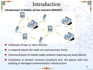 performance evaluation of TCP varients in Mobile ad-hoc Network | PPTX