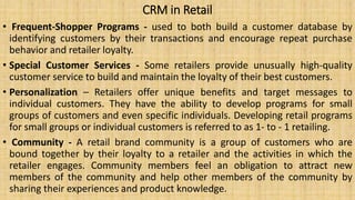 9. CRM in Retail | PPTX