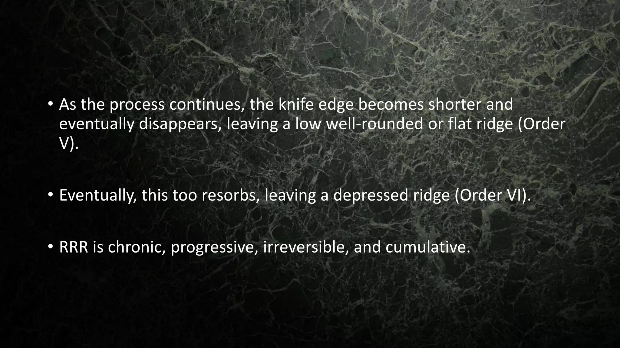 residual ridge resorption | PPTX | Bone and Joint Conditions | Diseases ...