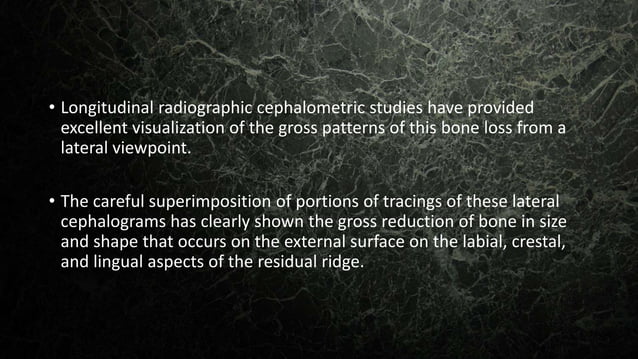 residual ridge resorption | PPTX | Bone and Joint Conditions | Diseases ...