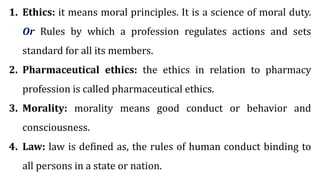 Code of Pharmaceutical Ethics | PPTX