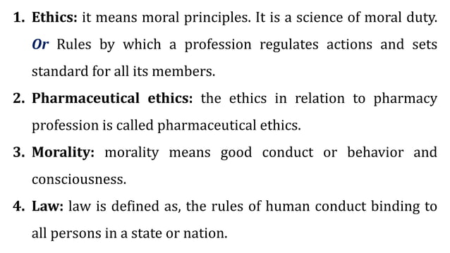 Code of Pharmaceutical Ethics | PPTX