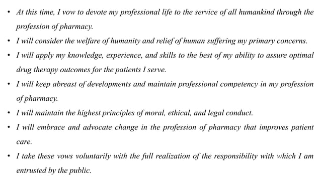 Code of Pharmaceutical Ethics | PPTX