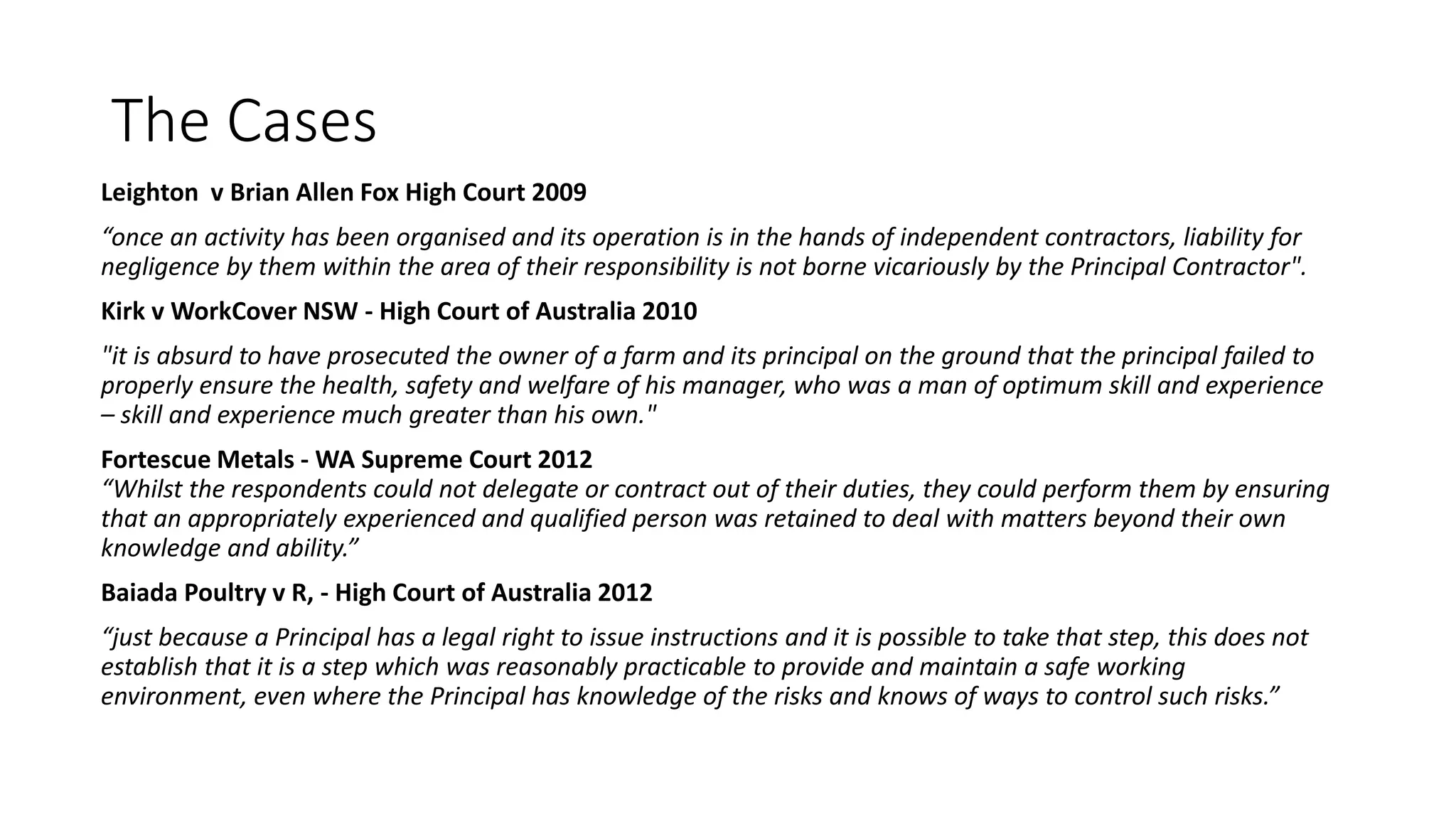 Contractor Safe: Contractor Management & OHS Liability | PDF